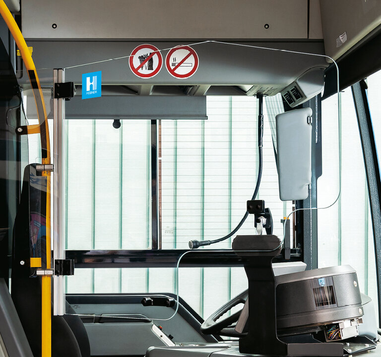 Driver protection systems for buses | HÜBNER Group