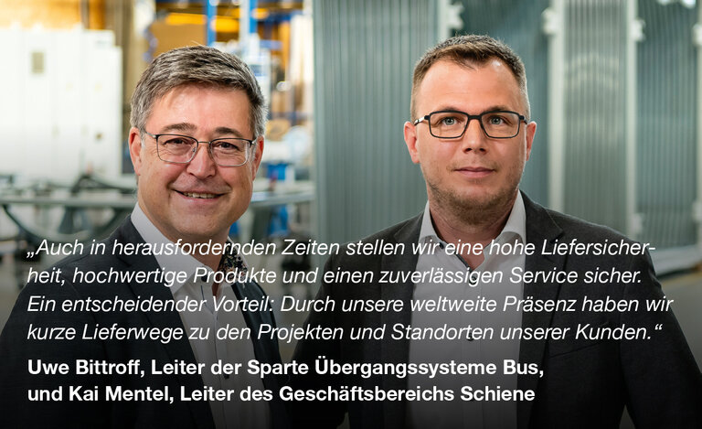 Die HÜBNER-Gruppe auf der InnoTrans