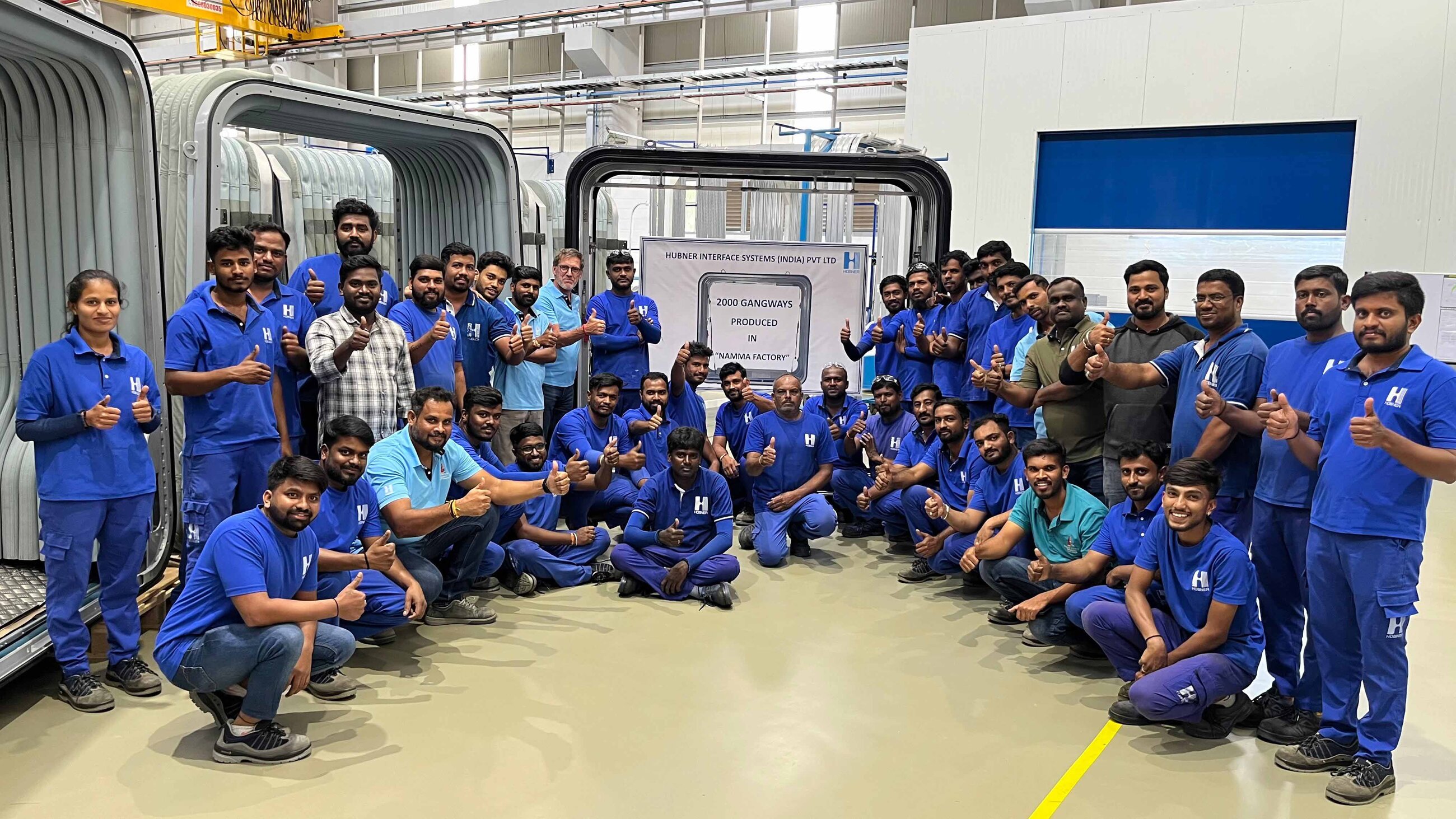 “Namma Factory” delivers gangway system No. 2,000 - HUBNER India ...