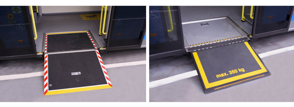 HÜBNER Transportation develops a hybrid entry system for buses - Double ...